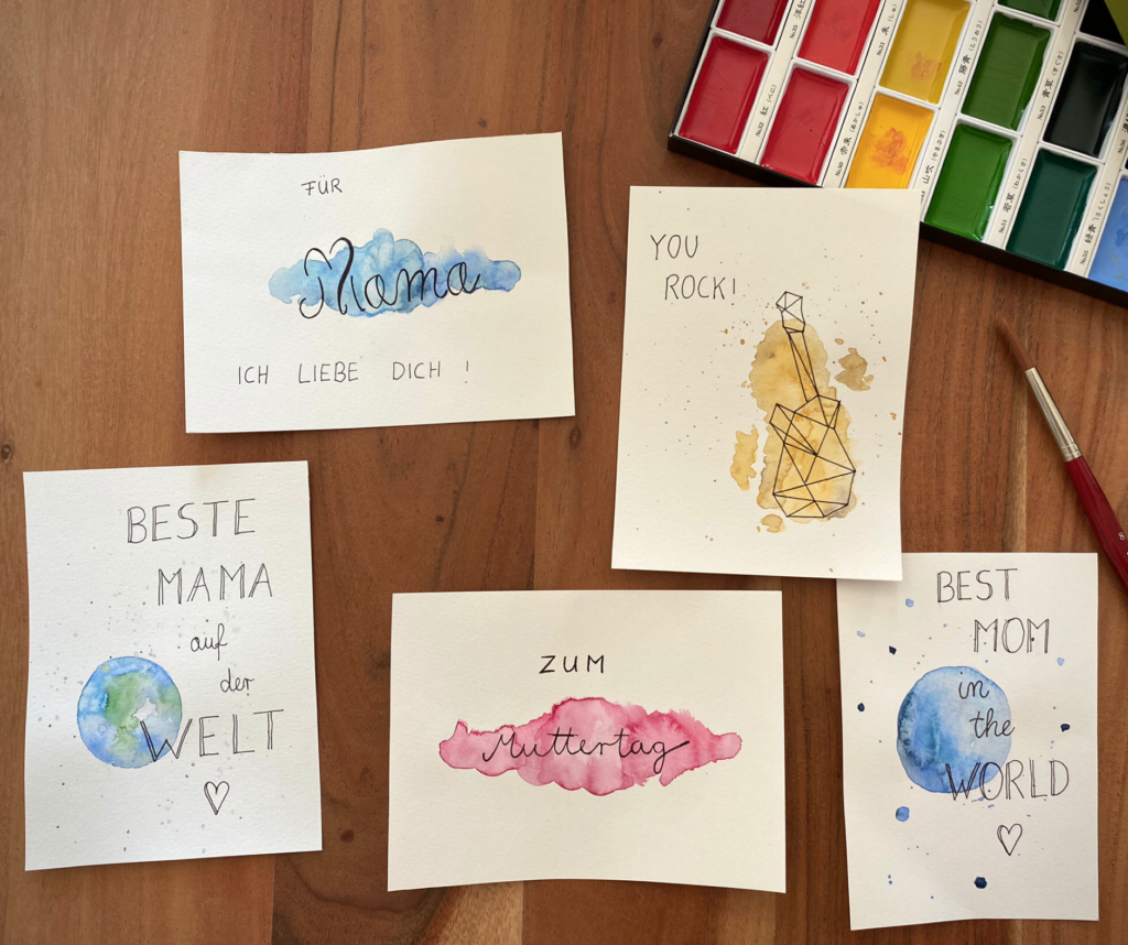 Selbstgestaltete Karten zum Verschenken | DIY | oh-mein-jott.de